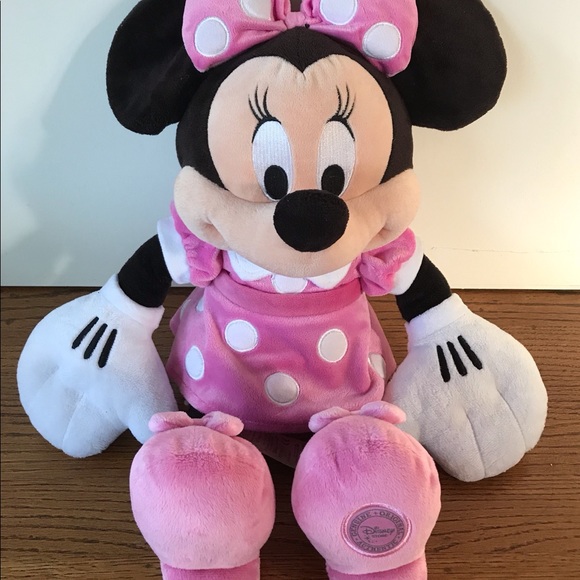 Disney | Toys | Vintage Disney Minnie Mouse Stuff Toy Plush 8 Inches ...